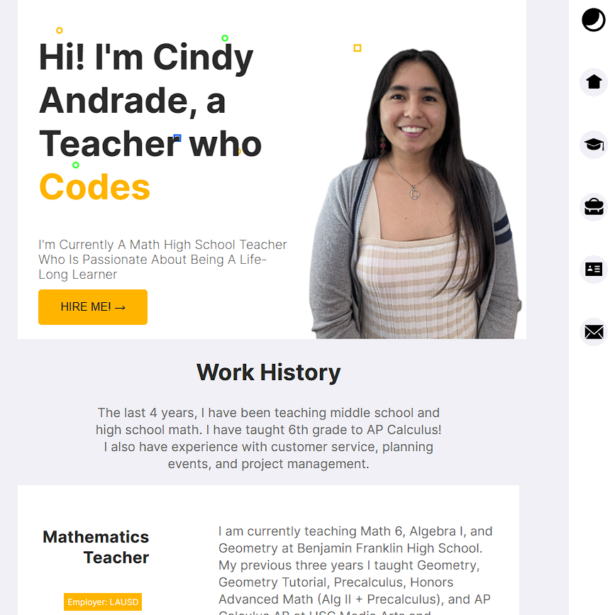 Cindy's Resume